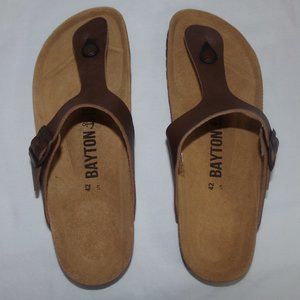 Bayton | Shoes | Bayton Mercure Thong Sandal Camel Womens Size 1 Nwot ...